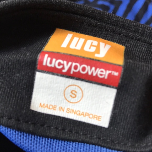 Lucy | Tops | Lucy Power Tank Royal Blue And Black Small | Poshmark